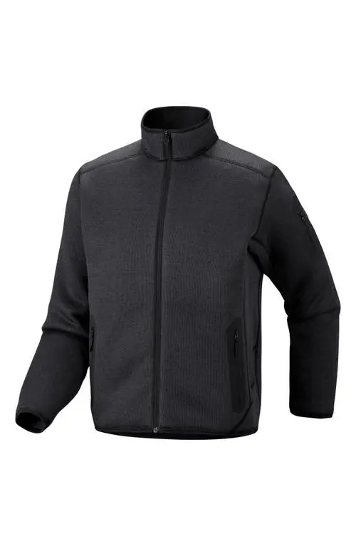Arc'teryx Covert Full Zip Fleece Cardigan - Black Heather
