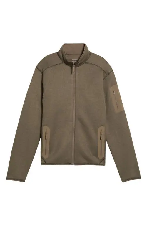 Arc'teryx Covert Full Zip Fleece Cardigan - Mongoose Heather