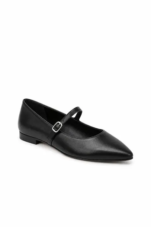 MENINA STEP Amelie Mary Jane Flat - Black