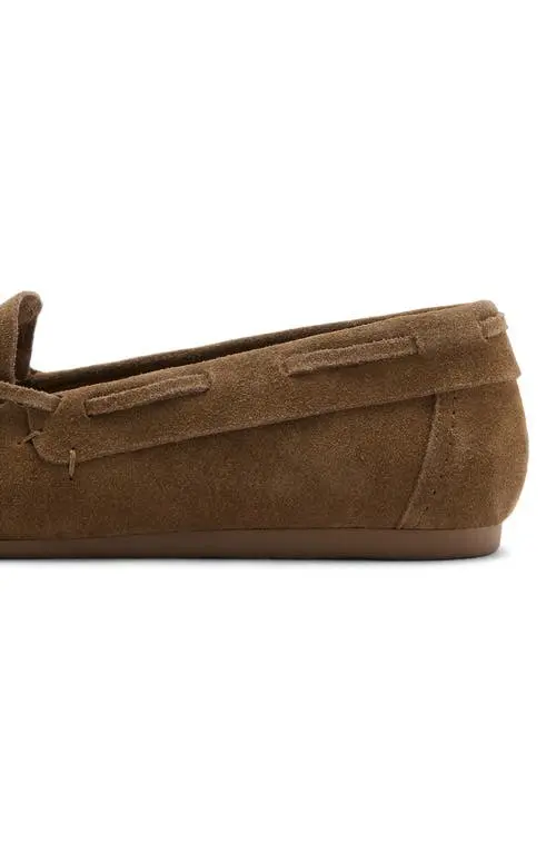 Mango Greta Leather Loafer
