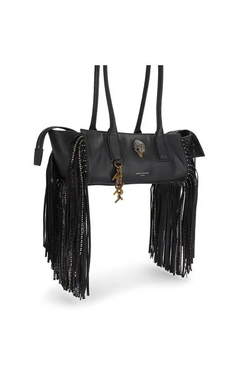 Kurt Geiger Sloane Fringe East/west Shoulder Bag