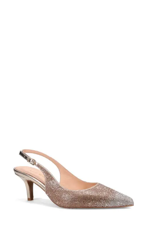 Ron White Haisley Crystal Pump - Champagne