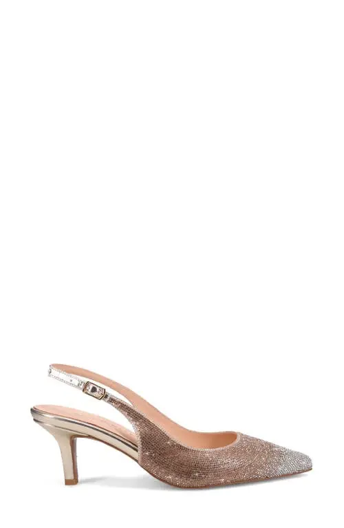 Ron White Haisley Crystal Pump - Champagne