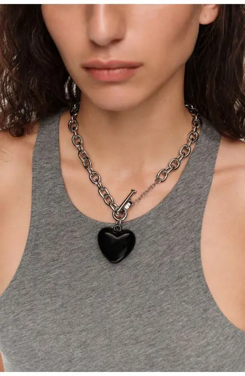 Bimba Y Lola Heart Chain Necklace