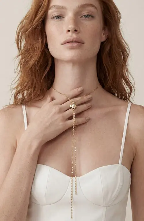 Ettika Marquise Muse Bolo Necklace