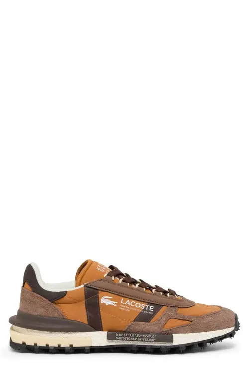 Lacoste Elite Active 2264 Leather Sneaker - Tan/black