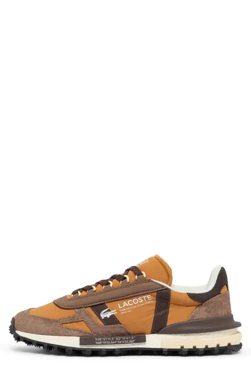 Lacoste Elite Active 2264 Leather Sneaker - Tan/black