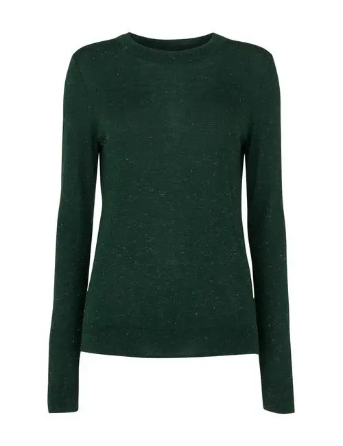 Whistles Annie Sparkle Crew Neck Top