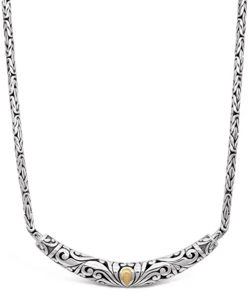 DEVATA Bali Filgree With Borobudur Chain Necklace