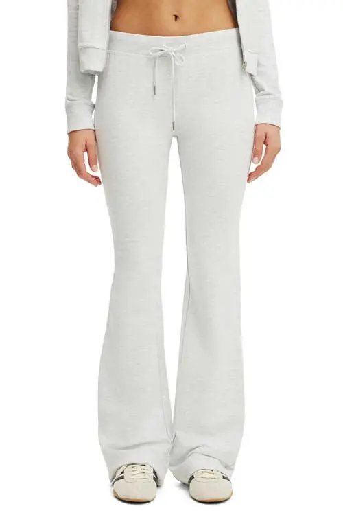 Cotton:on Active Sculpt Fleece Bootleg Sweatpant - Cloudy Grey Marle