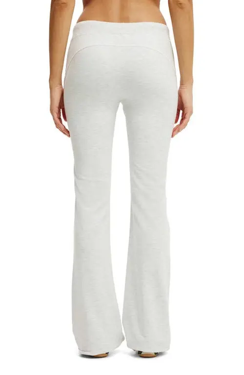 Cotton:on Active Sculpt Fleece Bootleg Sweatpant - Cloudy Grey Marle