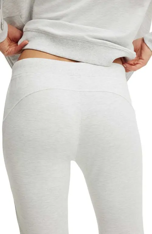 Cotton:on Active Sculpt Fleece Bootleg Sweatpant - Cloudy Grey Marle
