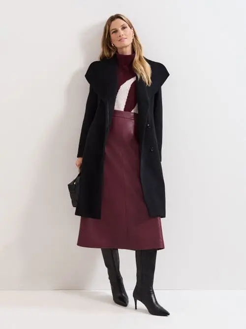 PHASE EIGHT Nicci Belted Wool Coat