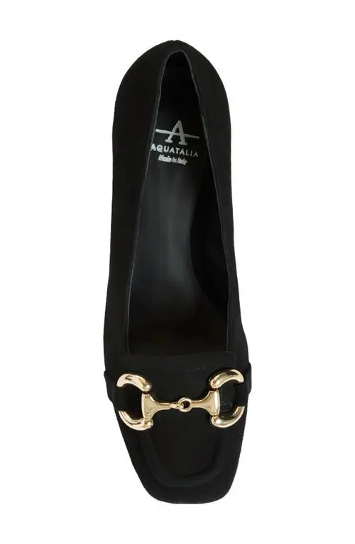 Aquatalia Claudine Pump - Black Suede