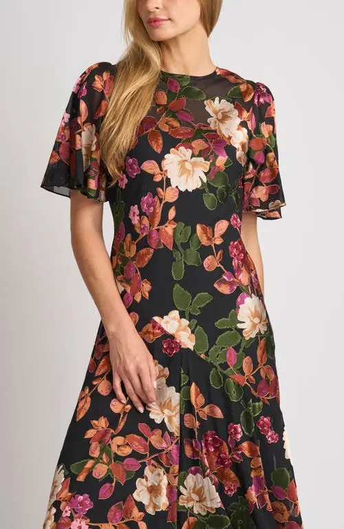 Ted Baker London Thera Floral Midi Dress