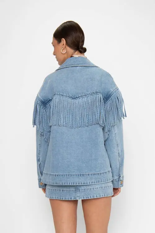 Show Me Your Mumu Ojai Fringe Jacket