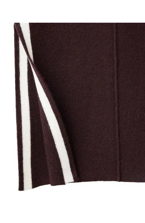Mango Side Stripe Knit Pants