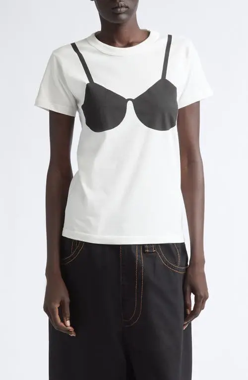 Vaquera Trompe L'oeil Bra Graphic T-shirt