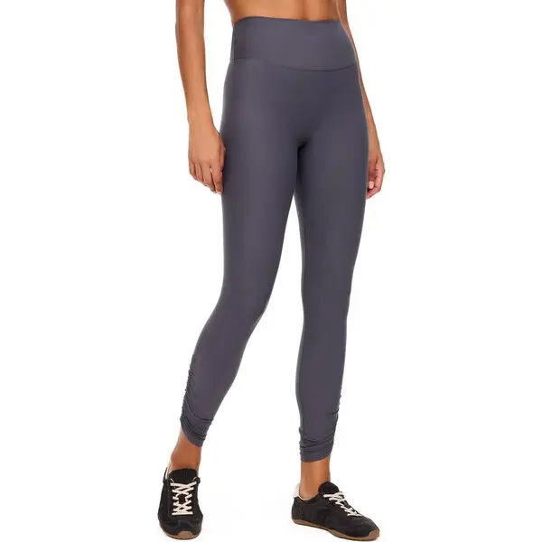 Spanx Spanxsmooth® Ruched Leggings - Dark Slate