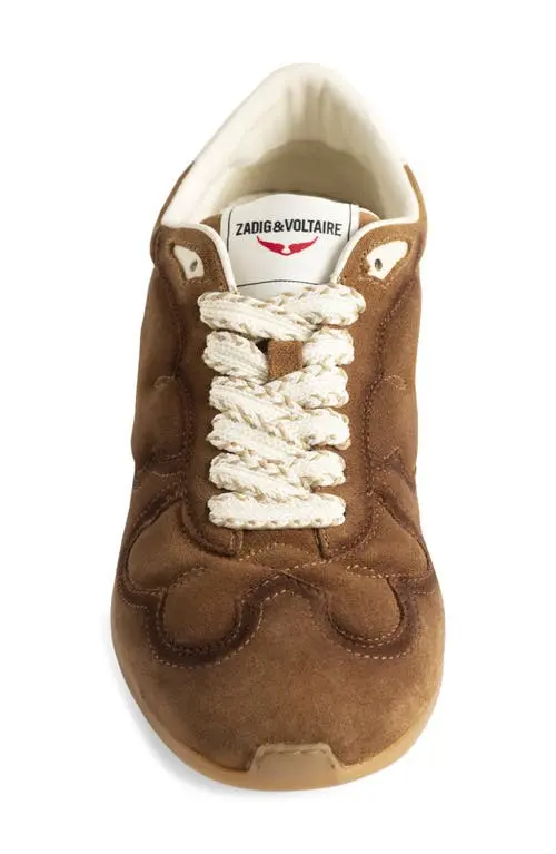 Zadig&Voltaire Zv Dance Suede Lace-up Sneaker
