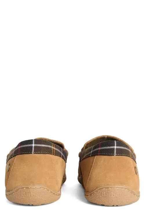 Barbour Albert Slipper - Camel Suede