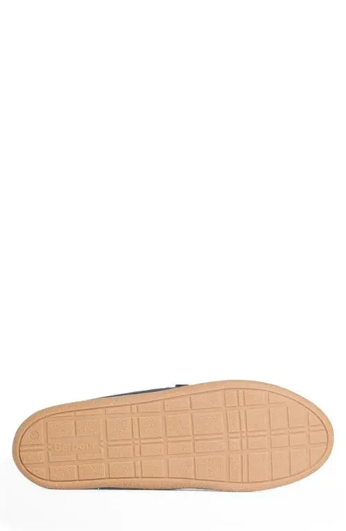 Barbour Albert Slipper - Navy Suede
