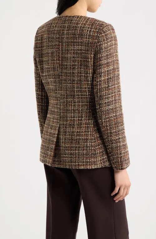 Anne Klein Collarless Blazer
