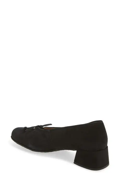 WONDERS Block Heel Pump - Black