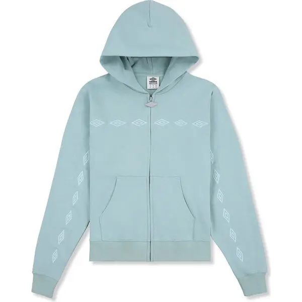 PLEASURES X Umbro Diamonds Fitted Zip Hoodie
