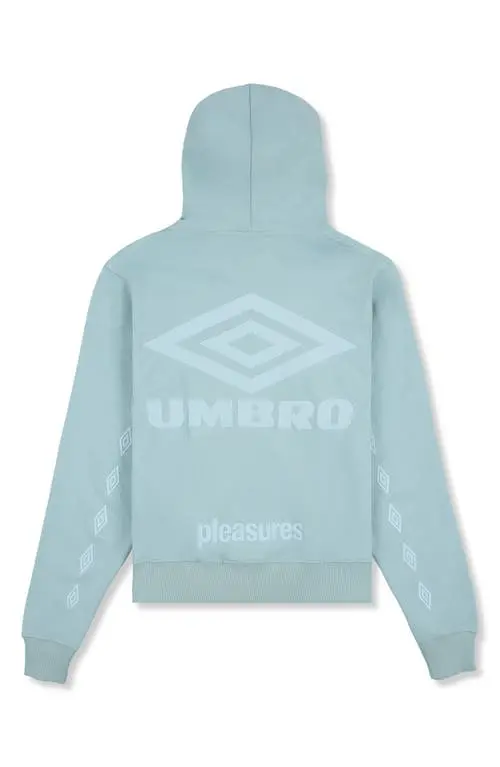 PLEASURES X Umbro Diamonds Fitted Zip Hoodie