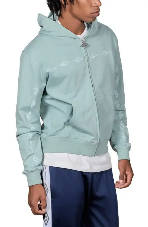 PLEASURES X Umbro Diamonds Fitted Zip Hoodie