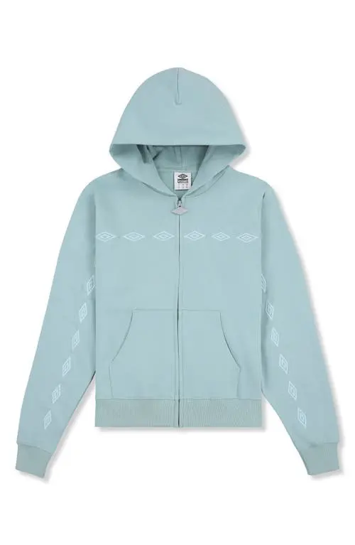 PLEASURES X Umbro Diamonds Fitted Zip Hoodie