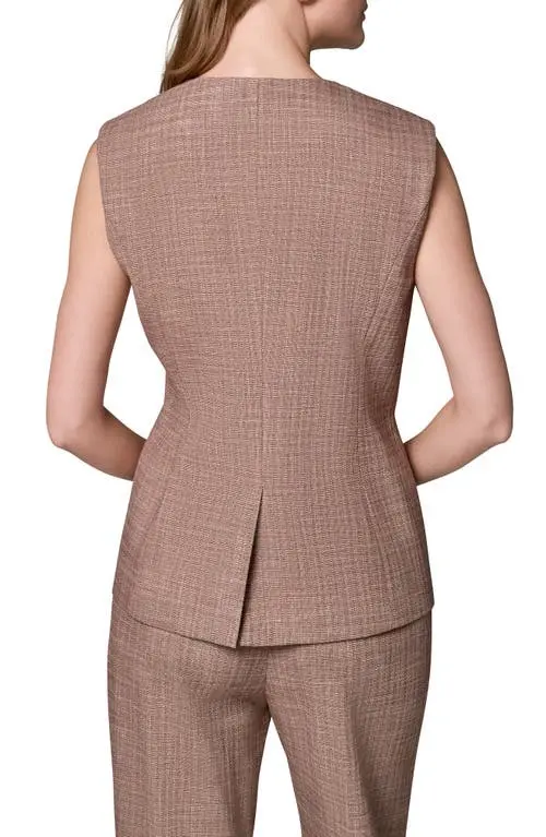 Donna Karan New York Plaid Vest
