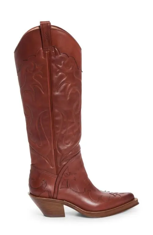 Gabriela Hearst Capia Pointed Toe Western Boot