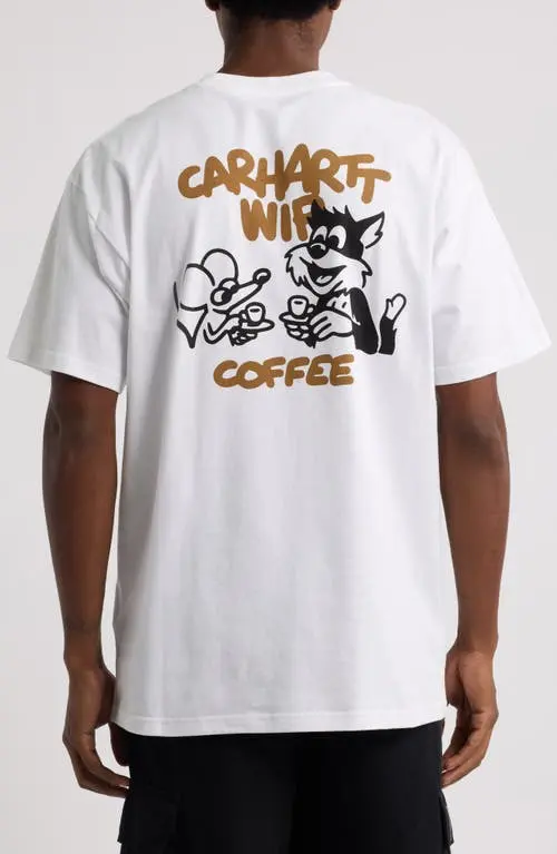Carhartt Work In Progress Coffee Break Organic Cotton Graphic T-shirt