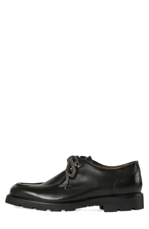 Aquatalia Artic Weatherproof Lugged Lace-up Shoe - Black