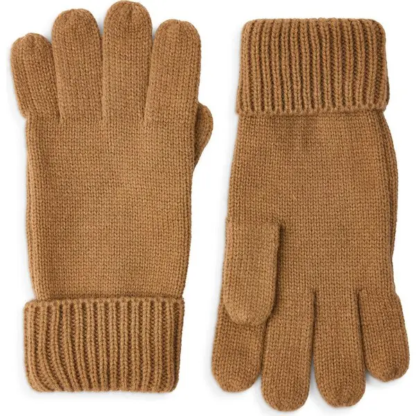 OPEN EDIT Core Knit Gloves - Tan