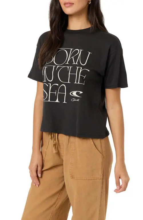 O'Neill Born In The Sea Graphic Tee - Black