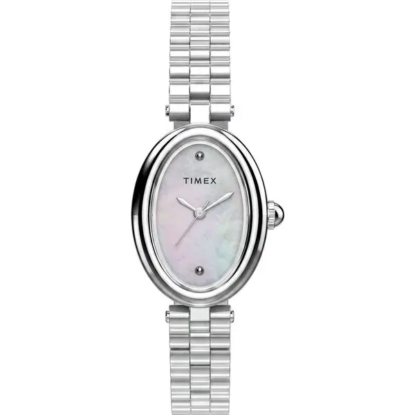 Timex® Cavatina Luxe Bracelet Watch - Silver