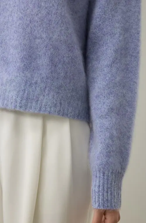 Lilysilk Brushed Two-tone Seamless Cashmere Sweater - Monet