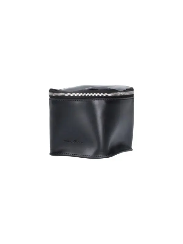 Rick Owens Leather Zip Pouch