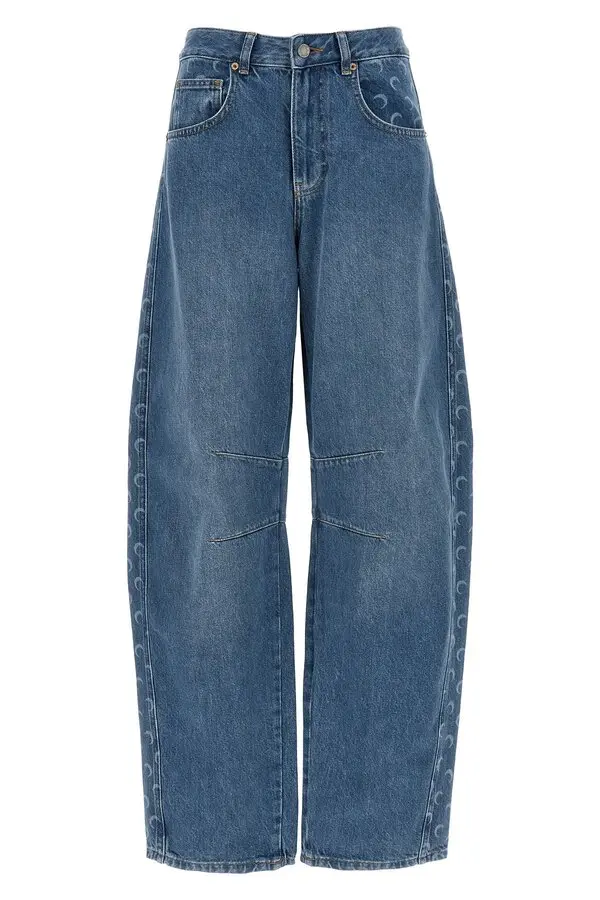 MARINE SERRE Moon' Jeans - Blue