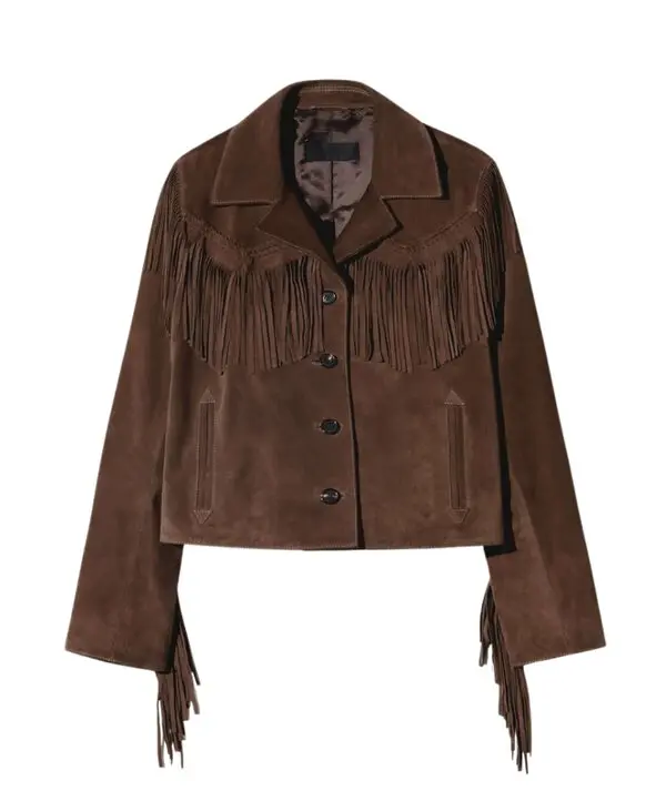 NILI LOTAN Eloi Suede Jacket