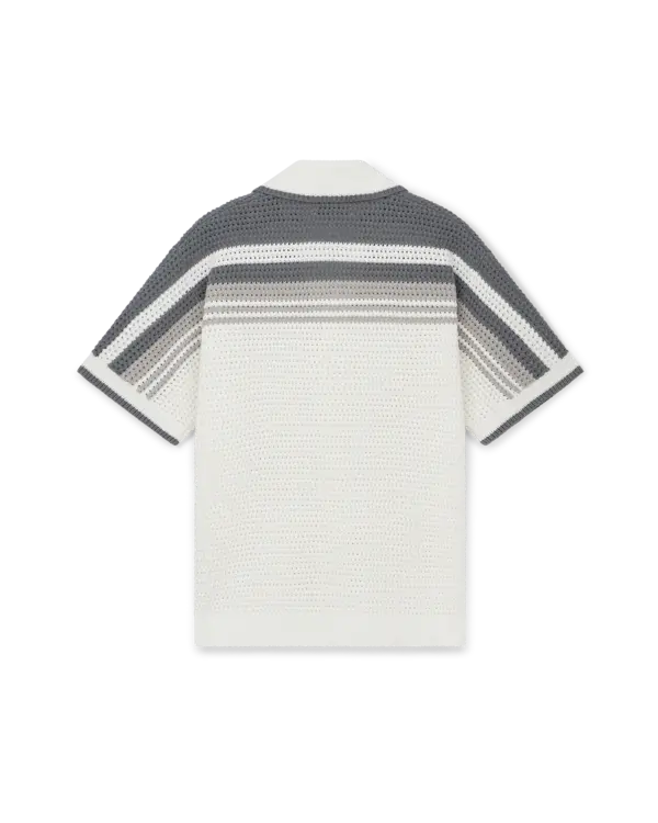 Casablanca And Grey Crochet Shirt