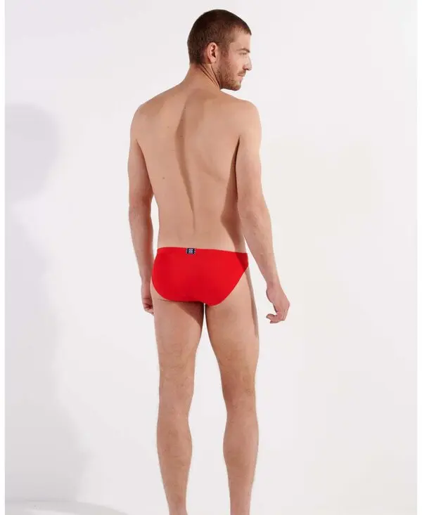 HOM Nautical Cup Swim Micro Briefs - Red
