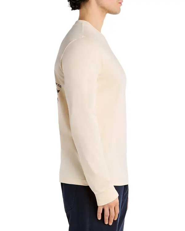 Moncler Cotton Mountain Graphic Logo Shirt - Ivory