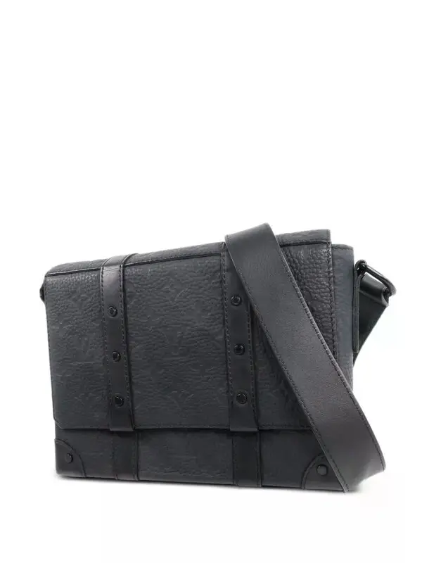 LOUIS VUITTON Trunk Messenger Monogram Taurillon Messenger Bag