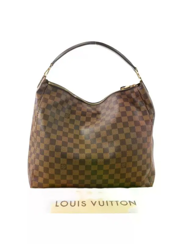 LOUIS VUITTON Pm Portobello Damier Tote Bag - Brown