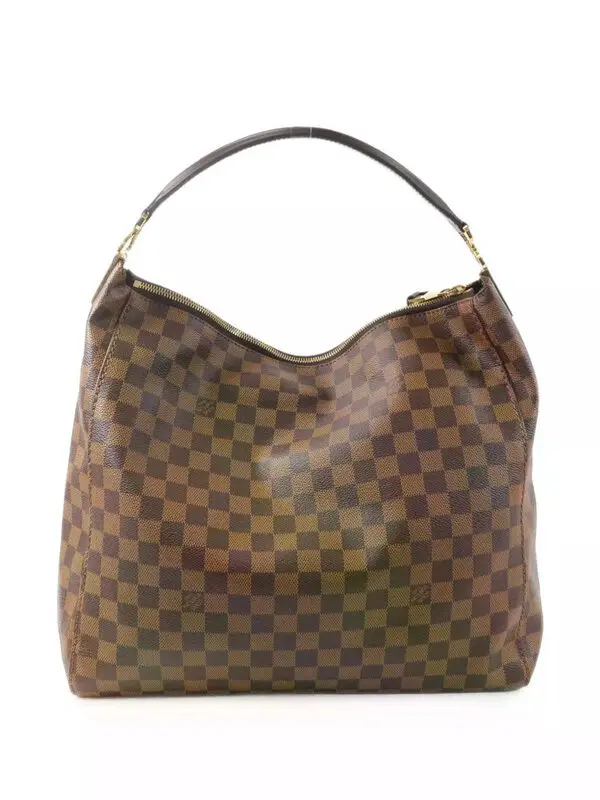 LOUIS VUITTON Pm Portobello Damier Tote Bag - Brown