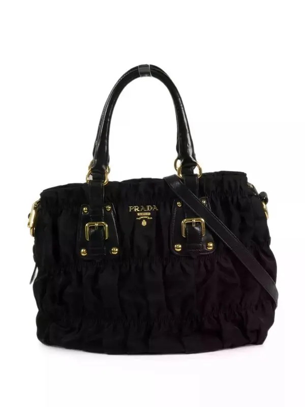Prada Tessuto Gaufre Tote Bag